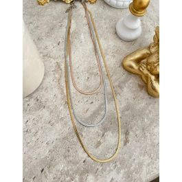 Collier Serpent triple tricolore